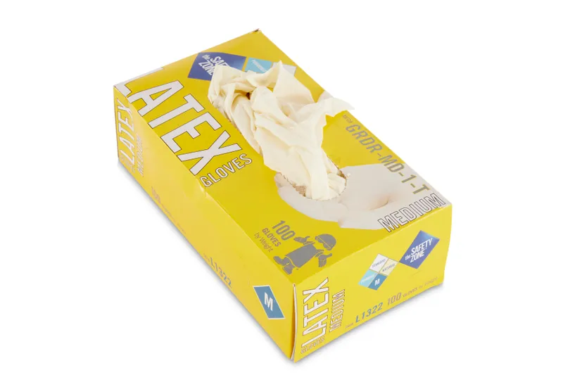 latex gloves box