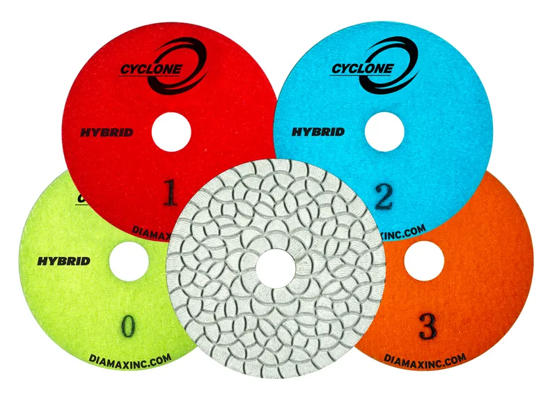Cyclone Hybrid 3-Step Polishing Pads