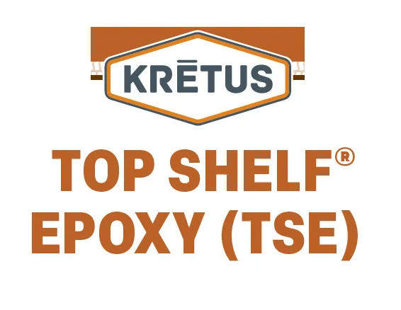 Kretus Top Shelf Epoxy Part A, Clear, 1 Gallon