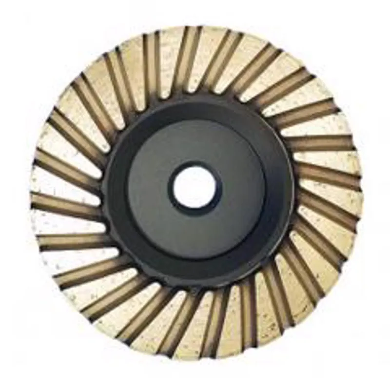 Turbo Cup Wheel Green 4" Fine 5/8"-11